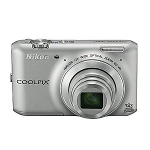 Nikon COOLPIX S6400 16 MP Digital Camera with 12x Optical Zoom and 3-inch LCD (Silver) (OLD MODEL)