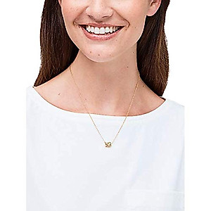 Kate Spade Sailor's Knot Mini Pendant Necklace in Gold
