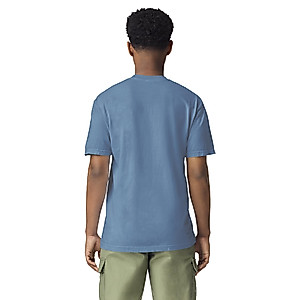 Comfort Colors Adult Short Sleeve Pocket Tee, Style G6030, Blue Jean, Medium