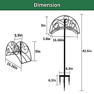 Garden Hose Holder Freestanding Hose Holder For Outside Detachable Water Hose Holder-Holds 125 Ft- Decorative Hose Storage For Garden, Yard