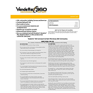 MGK - Vendetta 360 Cockroach Gel Bait - 4 x 30g Tubes