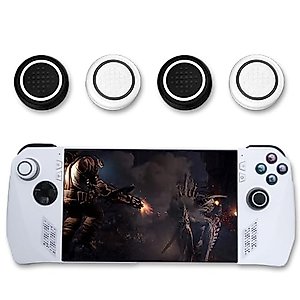 ASUS ROG Ally Thumb Grip Caps, Soft Silicone Joystick Cover Compatible with ASUS ROG Ally - (Two Sets)