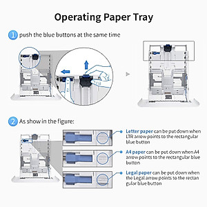 Pantum M7102DW Lasdr Printer Scanner Copier 3 in 1, Wireless and Auto Duplex Printing, with 1 Pack TL-410X 6000 Pages Yield Toner Cartridge