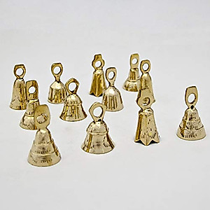 India Arts Two Dozen Assorted 2" Brass Bells
