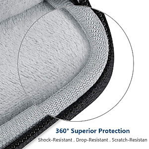 Kogzzen 14 13.5 13.3 13 Inch Laptop Sleeve Shockproof Case Bag Compatible with MacBook Pro 14 13 inch/MacBook Air 13.3/ Dell XPS 13/ Surface Laptop 13.5/ iPad Pro 12.9, HP Lenovo Asus Acer - Black