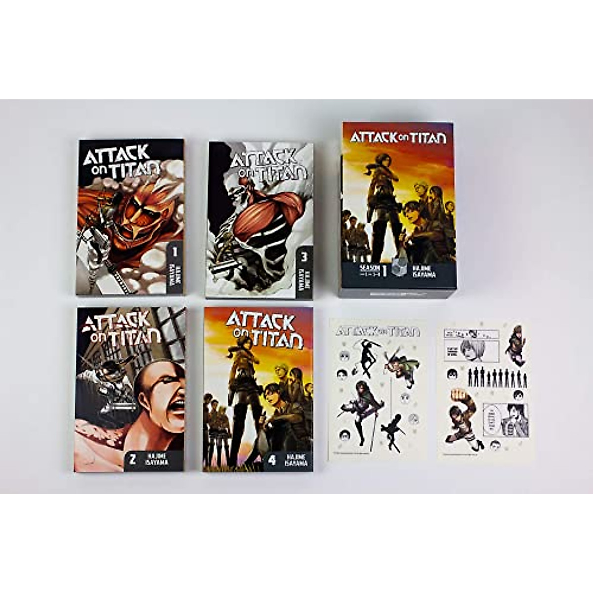 Attack on Titan Season 1 Part 1 Manga Box Set (Attack on Titan Manga Box Sets)