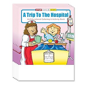 ZOCO - A Trip to The Hospital - Coloring Books (25 Bulk Pack, Without Crayons) - Hospital Supplies for Kids - Educational Games, Puzzles, Fun Activities for Kids