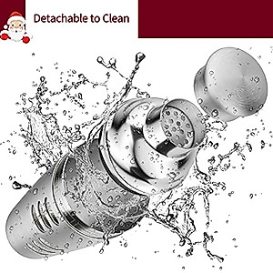 Cocktail Shaker Martini Shaker Set with Recipe, 24 oz Martini Shaker Drink Shaker Drink Mixer Stainless Steel Cocktail Shaker Set Bartender Kit