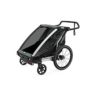 Thule Chariot Lite Multisport Trailer & Stroller, Double, Agave