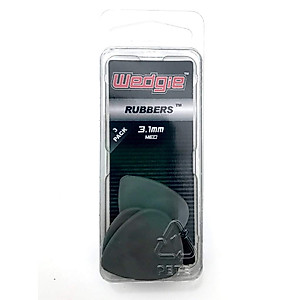 Wedgie WRPP31M Rubber Guitar Picks 3.1mm Medium, 3 Pack