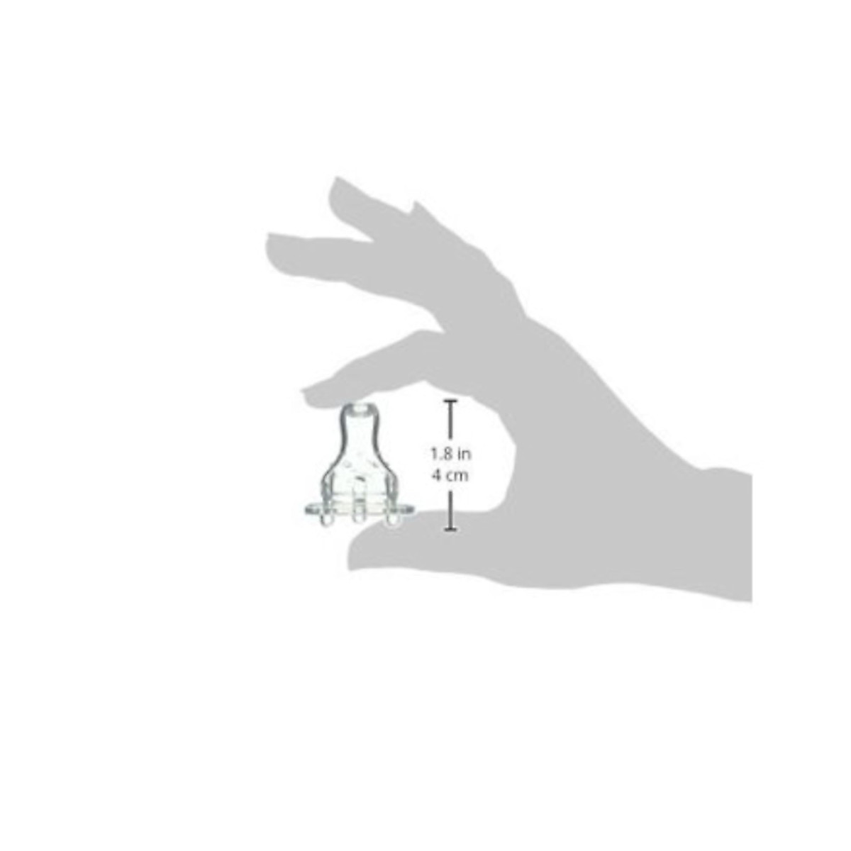 Nuby 6-Pack Standard Neck Vari-Flo Non-Drip Silicone Nipples