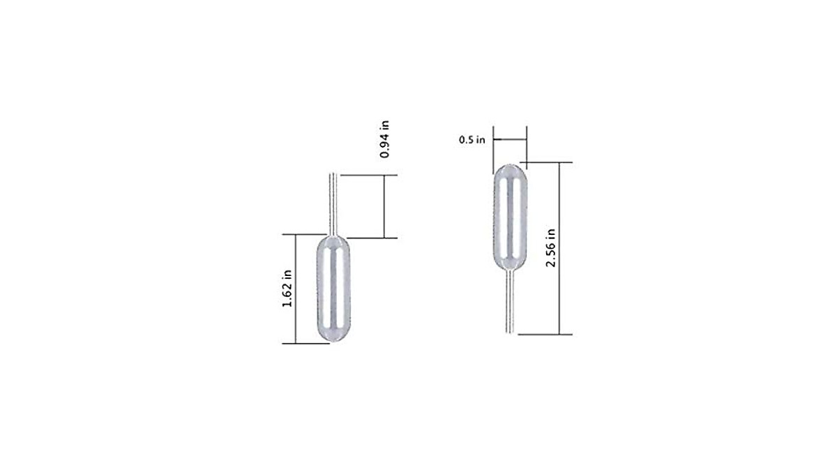 Dessert Pipettes 4ml Pack of 60 - Perfect for Cakes & Strawberries