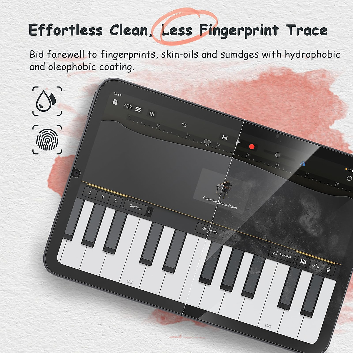 bersem 2 Pack Paperfeel Screen Protector Compatible with iPad Mini 7 2024(A17 Pro)/iPad Mini 6 2021(8.3 inch), Matte PET Film for Drawing, Anti-Glare