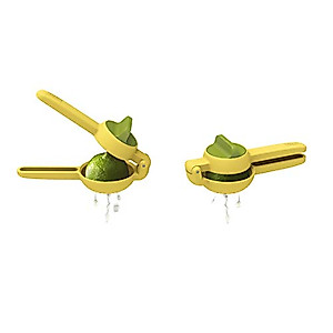 Joseph Joseph JuiceMax Dual-Action Citrus Press, One Size, Yellow