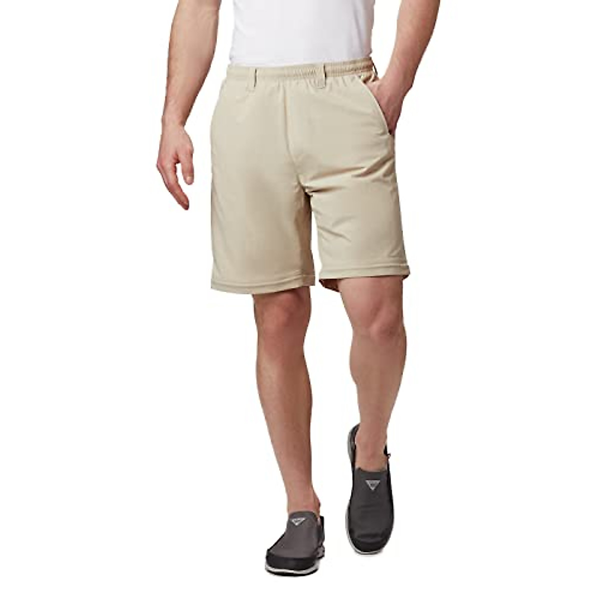 Columbia Men’s Backcast Convertible Sun Pants, Quick Drying Fossil