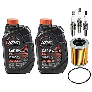 Sea Doo Spark 900 Oil Change Kit W/Filter O-Ring & NGK Spark Plugs