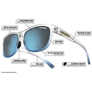 Tifosi Optics Swank XL Sunglasses (Satin Vapor, Smoke Lens with Red Mirror)