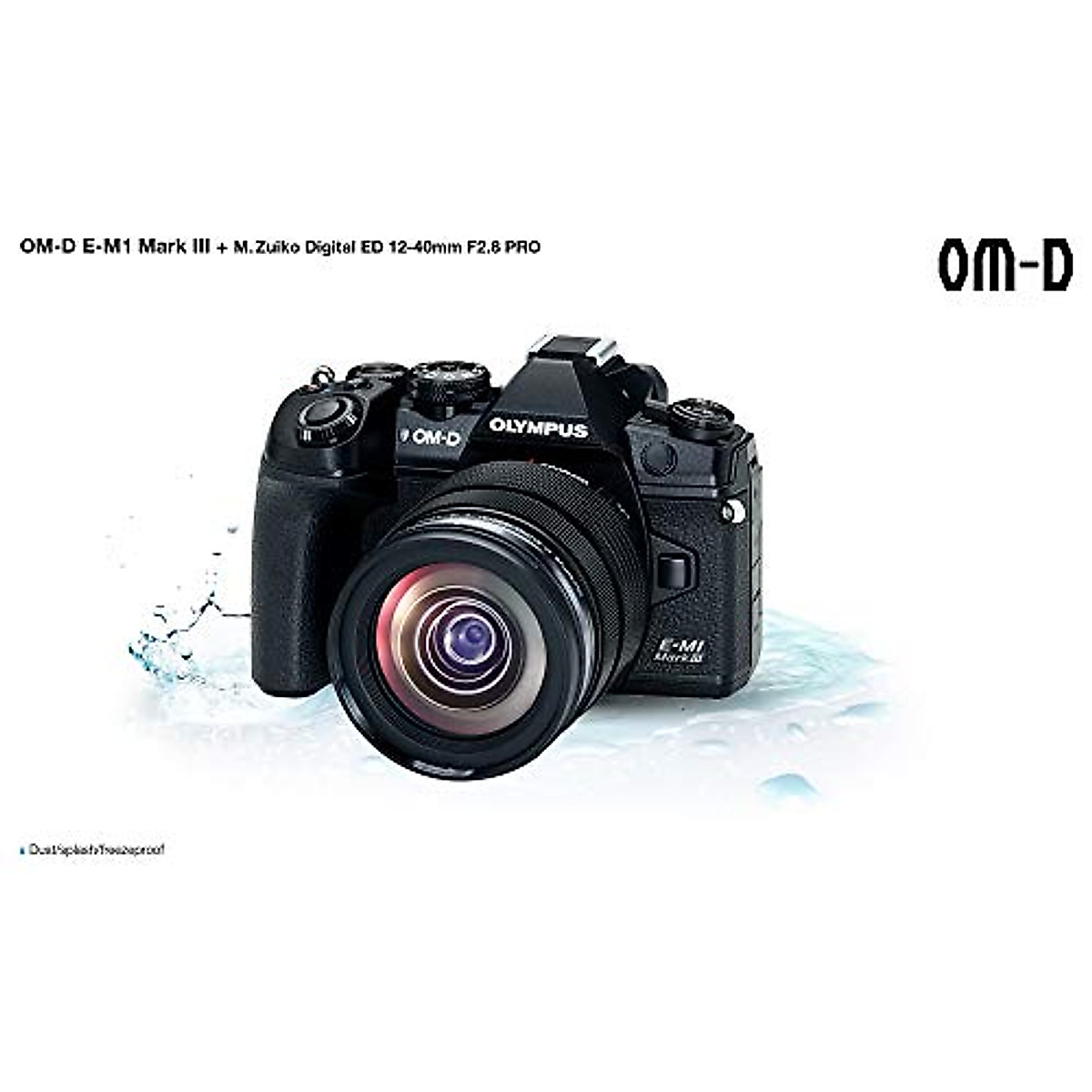 Olympus OM-D E-M1 Mark III Black Body with M.Zuiko Digital ED 12-40mm F2.8 PRO Lens (International Model)