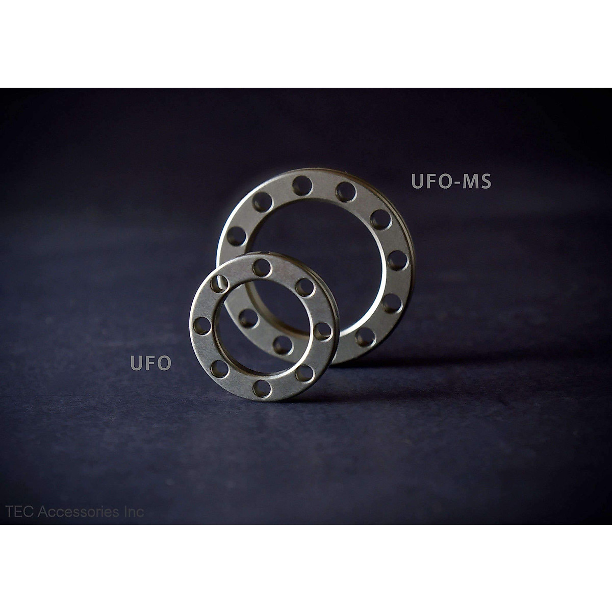 UFO-MS Mothership Titanium Keychain Organizer for Everyday Carry Keyring Customization, Key Organizer, Holder, Pocket Key Chain, Keeper, Compact, 12 Holes