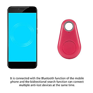 Smart Tag Anti-Lost Tracker Wireless Key Tracker GPS Locator for iOS/iPhone/Android, Battery Model: CR2032 (Not Included)