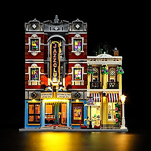 LIGHTAILING Light for Lego- 10312 Jazz-Club - Led Lighting Kit Compatible with Lego Building Blocks Model - NOT Included The Model Set