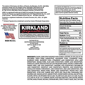 1 pack of Kirkland Signature Jelly Belly, Variety Pack, 64 oz