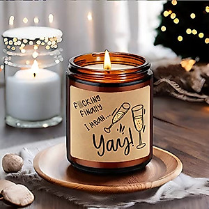 Fairy's Gift Finally Engaged, Finally Married - Congratulation Wedding Gifts for Bride and Groom, Newly Engaged Friend - Funny Getting Married Gifts, Couple Engagement Gifts - Wedding Candles