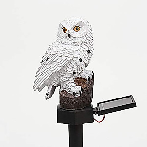 GUAGLL Owl Solar LED Lights,Garden Solar Lights Ground Light Outdoor Decorative with Garden Lawn Decorations Lamp