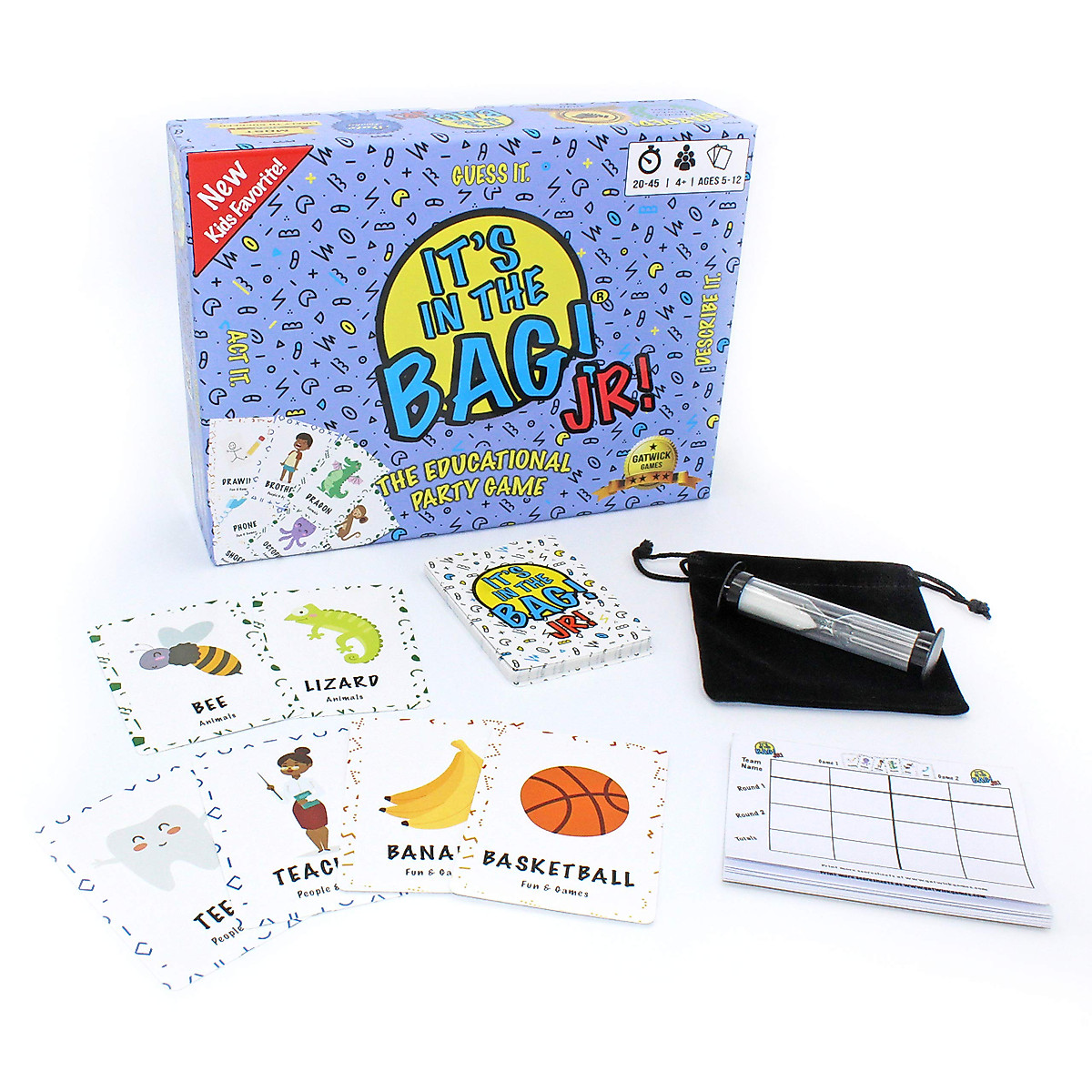 It's in The Bag! Jr. - A Charades Game for Kids and Family! - Interactive Picture Charades Board Games for Family Night, Board Games for Kids 4-6/6-8/8-12 - Games for Family Game Night with Kids