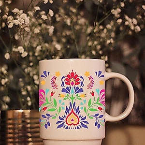 UV DTF Cup Wrap for Glass 16oz, 5 Sheetes uvdtf Eyes Transfers Stickers Cup Decals, Rub on Transfers Glass Cup Stickers for Tumbles Crafts, Permanent Adhesive, No Heat Needed