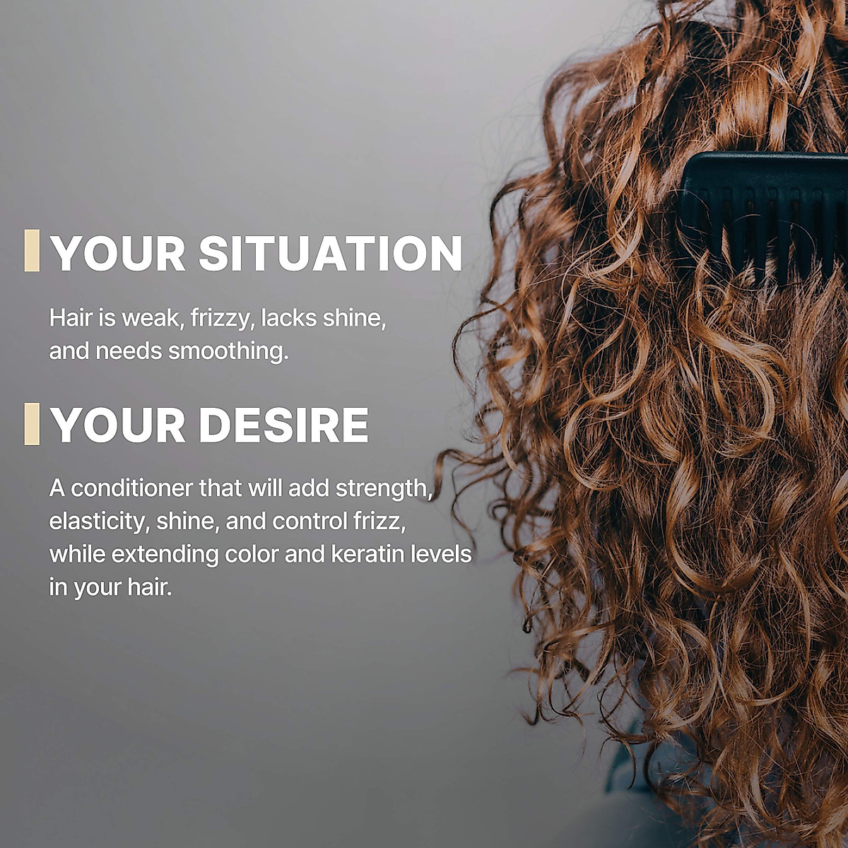 SIMPLY SMOOTH Keratin Replenishing Tropical Conditioner Keratin & Collagen Infused Daily Moisturizer For All Hair Types Restore Depleted Keratin To Provide Strength & Enhance Shine 8.5 Oz