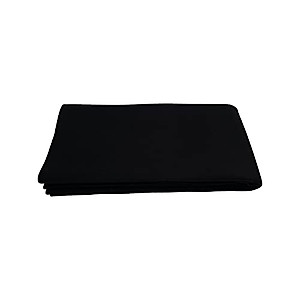 Zaza Design Acrylic Felt Fabric by The Yard - Use This Soft Felt Roll for Sewing, Cushion, and Padding, DIY Art & Craft - 72 Inches Wide & 1.6mm Thick Felt - Black, 1 Yard