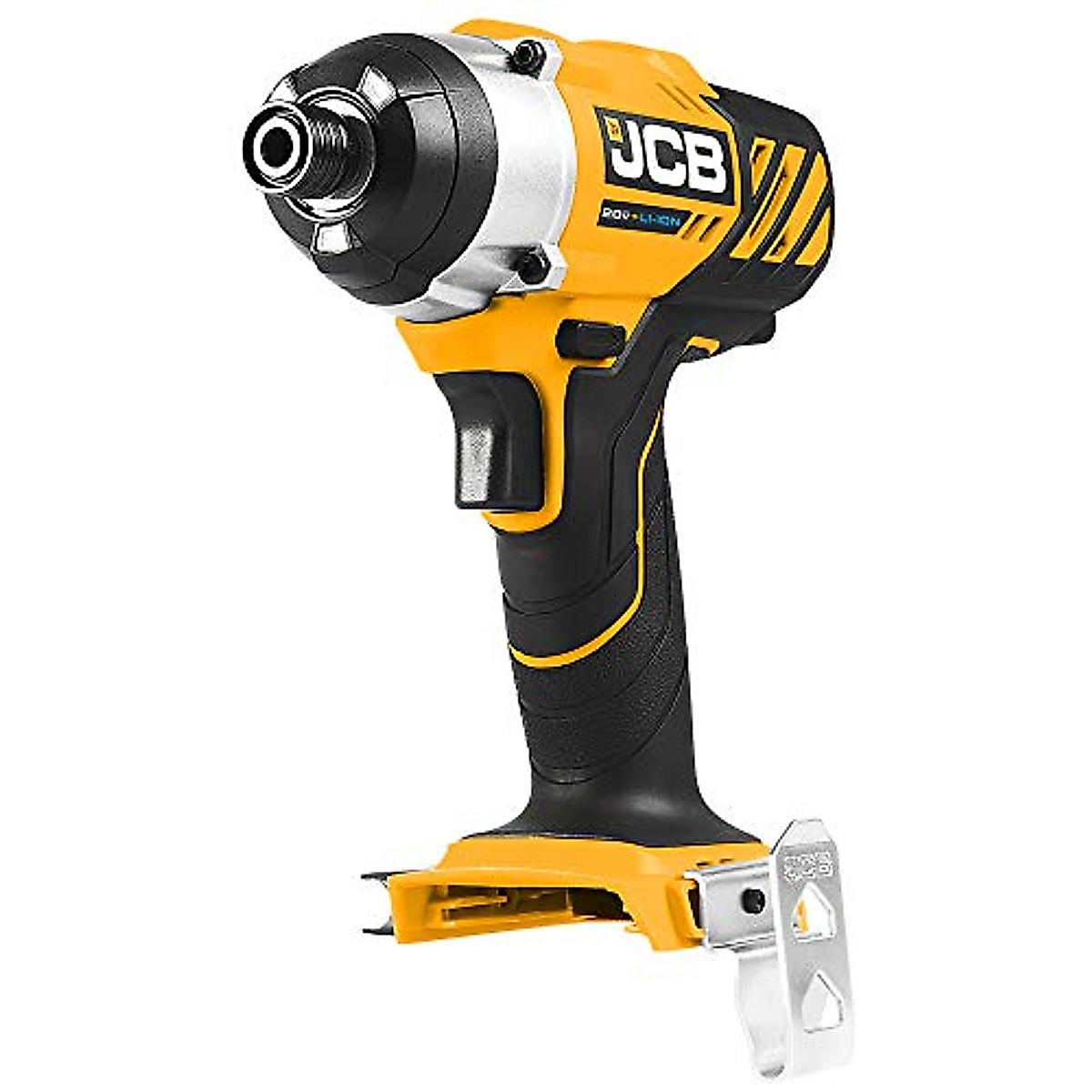 JCB Tools - 20V, 3-Piece Power Tool Kit - Hammer Drill Driver, Impact Driver, LED Work Light, 2 x 2.0Ah Batteries, Fast Charger and Tool Bag - For Home Improvements, Drilling, Masonry, Screw Driving