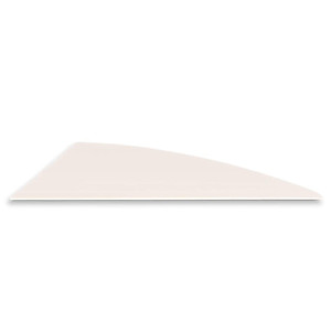 TAC Vanes 2.75" Driver Hybrid Vanes, White Vanes, Pack of 100, Vanes for Archery Bowhunting and Recreational Shooting