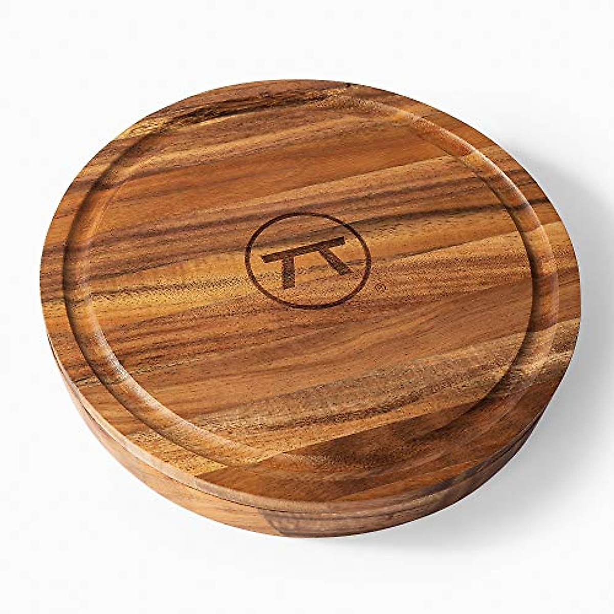 Outset Acacia Wood Cocktail Rimmer, 6.25" Diameter