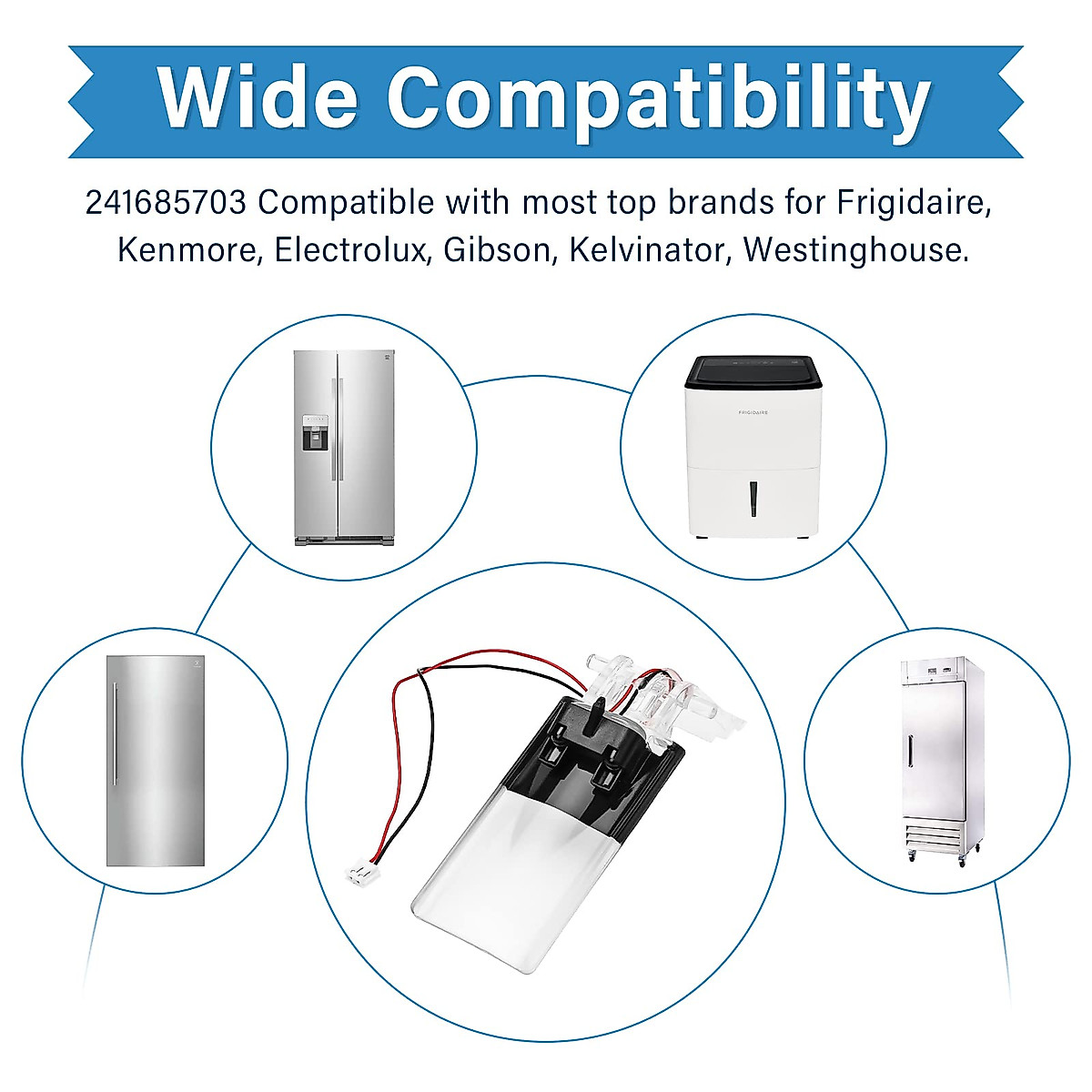 241685703 Water Actuator for Frigidaire, Kenmore Refrigerator - AP3963432, PS1526418