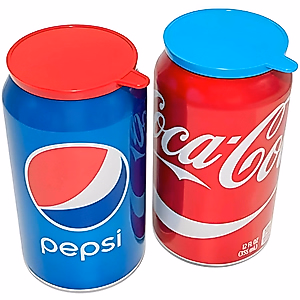Soda Pop Tops - 12 Pack Can Lid Covers, Assorted