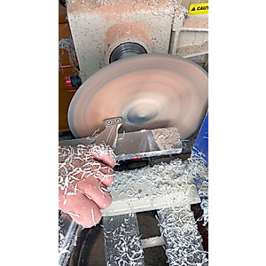 Simple Woodturning Tools Simple Scraper V 12" long angled carbide tool for steep or straight inside walls and bottom finishing, USA Made (Unhandled, Oval Cutter)