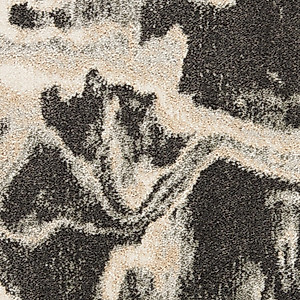 Inspire Me! Home Décor Elegance Multicolor 7'10" x Round Area -rug, Modern, Abstract, Bed Room, Living Room, Dining Room, Kitchen, Easy -cleaning, Non Shedding, (8' Round)