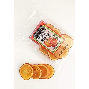 Trader Joe's Sweetened Dried Orange Slices, 5.3 oz / 150 g (Pack of 3)