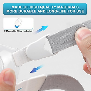 Replacement Headgear for N20 Mask - Headgear Supplies Compatible with N20 Strap Included 2PCS Magnetic Clips - One Size Fit All