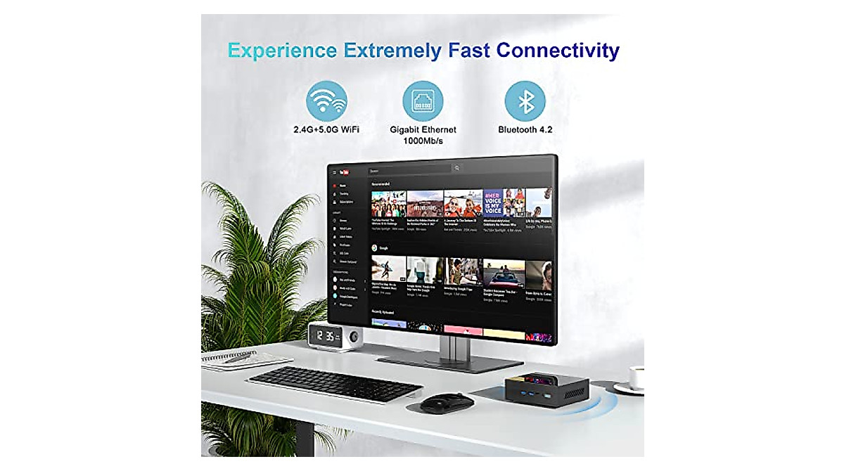 ALLIWAVA GX55 Mini PC - Fast, Compact & Powerful