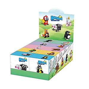 Building Blocks Animals 10 in 1 STEM Building Bricks,Zoo Animal Baby Toys Uang Coccinella Septempunctata Model Set Building Blocks Insect Specimen Creativity Bricks Children