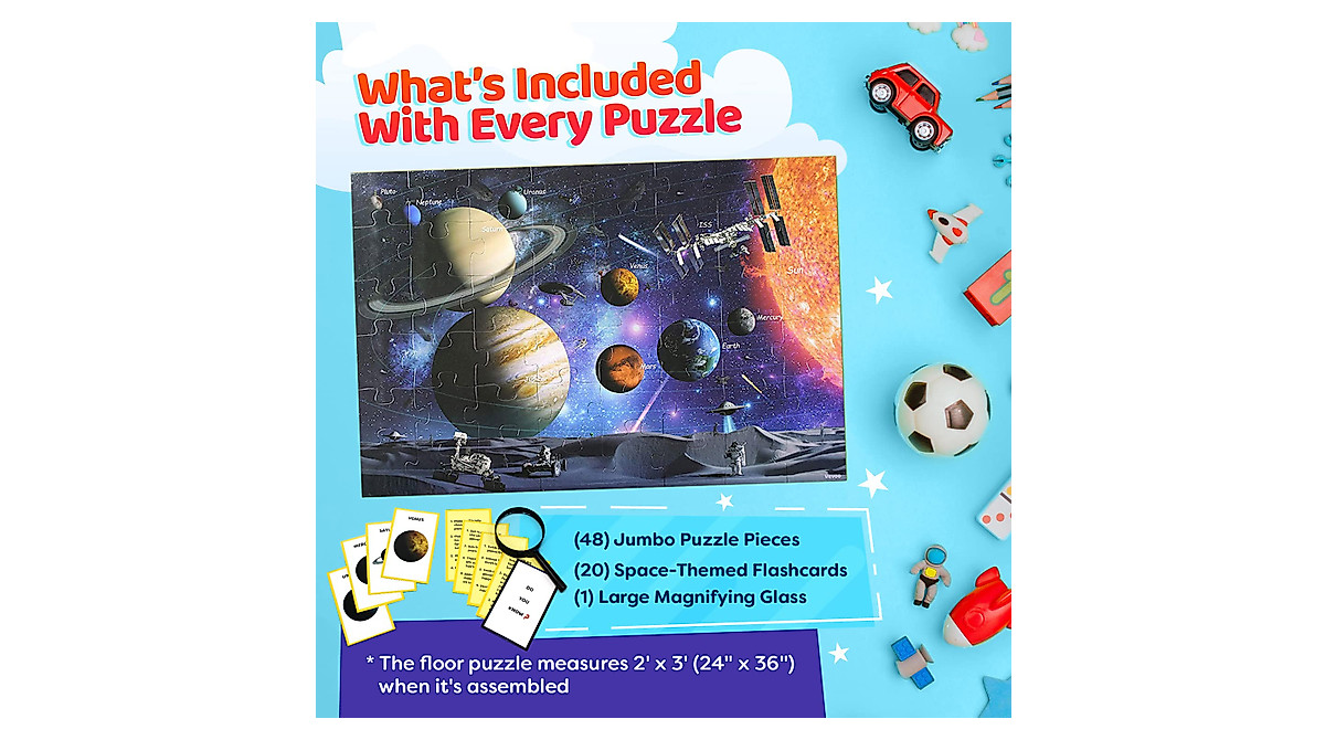 Solar System Spy Puzzle for Kids - Educational Space Game
