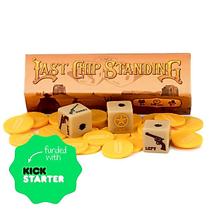 Brybelly Last Chip Standing - Fast, Light & Fun Pocket Family Dice Game