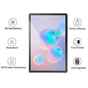 Ailun Screen Protector for Galaxy Tab S6, Tempered Glass 9H Hardness, 2.5D Edge, Ultra Clear, Anti-Scratch, Case Friendly