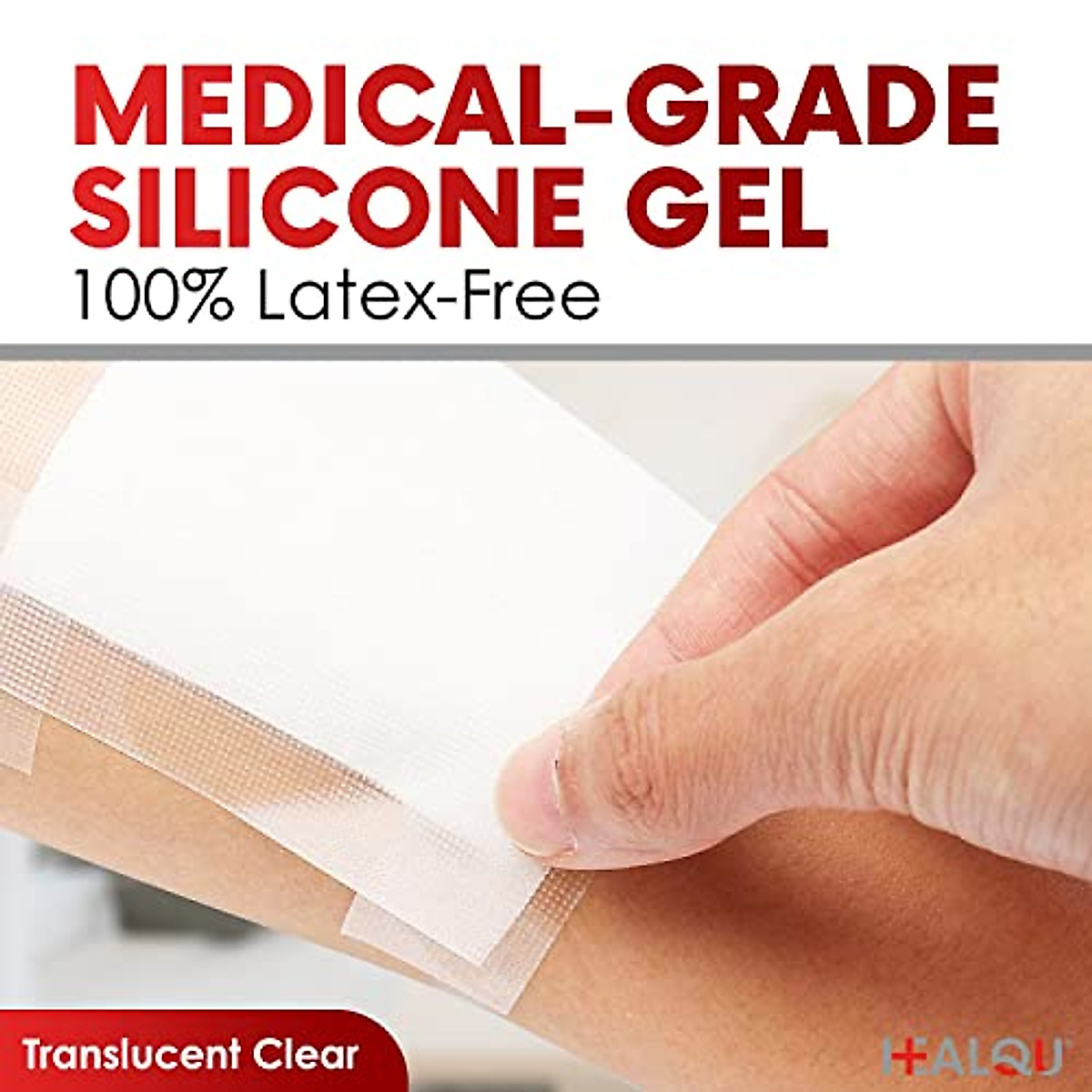 HEALQU Surgical Transparent Tape for Wound Care, Tubing, First Aid Supplies - 1" x 10yd Box of 12 Breathable, See Through, Microporous Waterproof Tape with Gentle Adhesion and Easy Monitoring