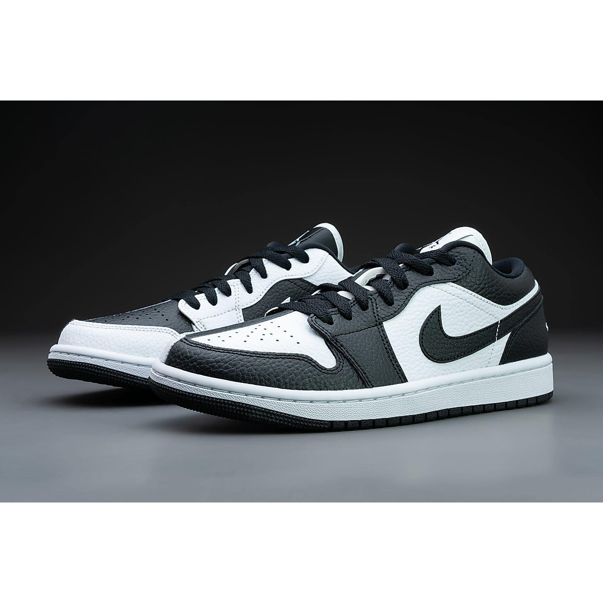 Nike Jordan Womens WMNS Air Jordan Low 1 DR0502 101 Homage - Size 8W White/Black/White