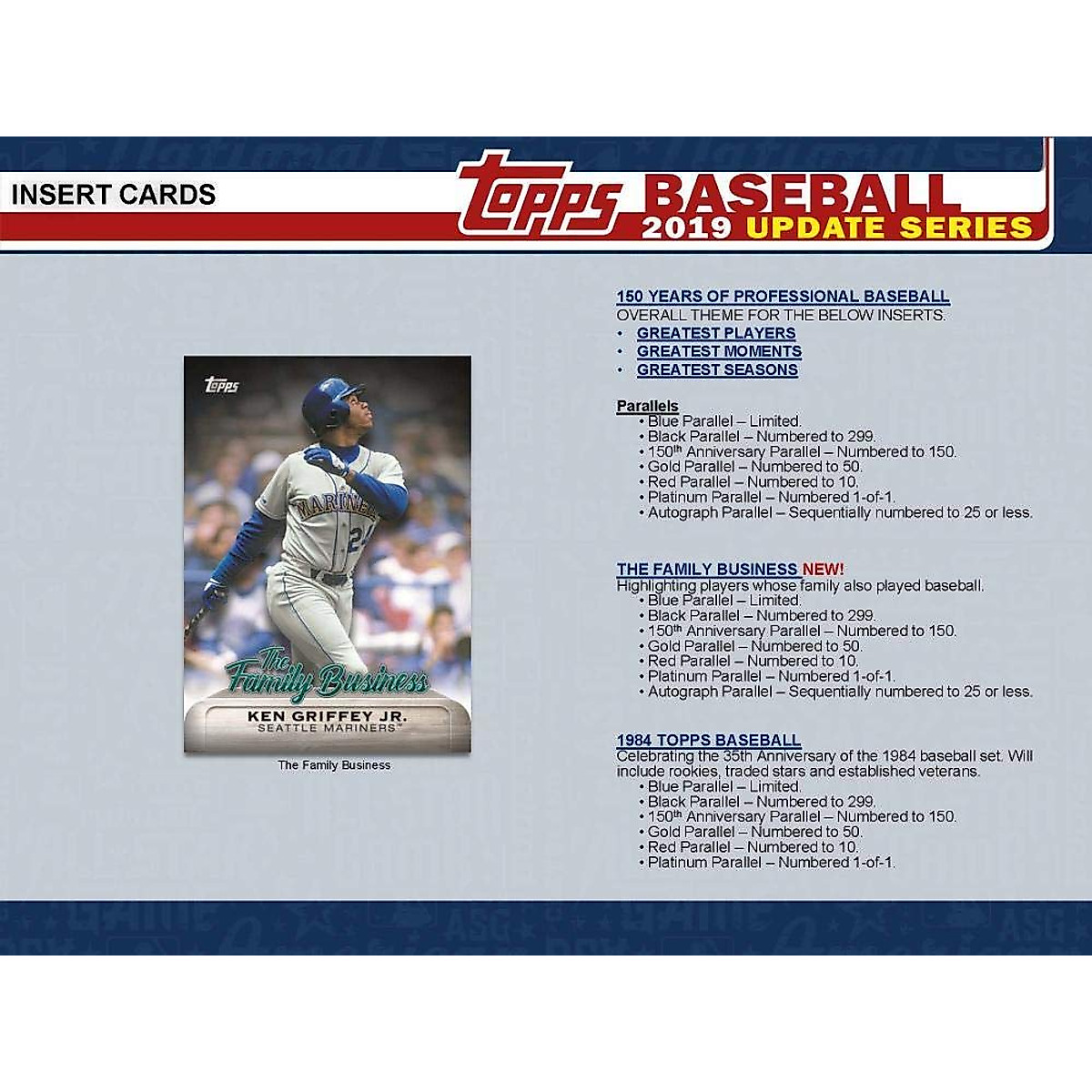 Update Baseball Retail Box (24 Packs/16 Cards: 1 Perennial All Stars Insert) L8
