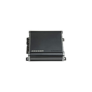 Kicker Comp R 12 Inch Dual Subwoofer in Vented Enclosure Package with 46CXA8001 Amplifier and Wire kit